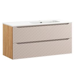 WASCHTISCH 120cm Elora Beige und Holz