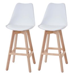 MCW BARHOCKER Wei&szlig; 2er-Set