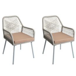 MCW GARTENSTUHL Grau, Taupe