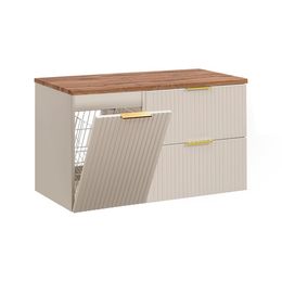 WASCHTISCHUNTERSCHRANK 100.8cm Adriel Kaschmir und Holz