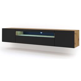 TV-M&Ouml;BEL Aurus Holz und Schwarz