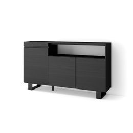 SIDEBOARD schwarz, 150/35/87cm