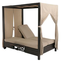 MCW LOUNGE-GARTENLIEGE Schwarz