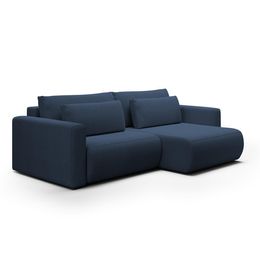 ECKSOFA Evy 3 Sitzpl&auml;tze Blau