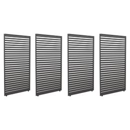 MCW PANEELE F&Uuml;R PERGOLA Anthrazit 4er-Set-Set