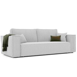 SOFA mit Schlaffunktion und Bettkasten, Beige