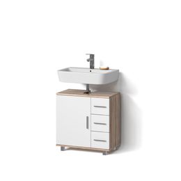 WASCHBECKENUNTERSCHRANK Eisak Sonoma 60 x 60 cm