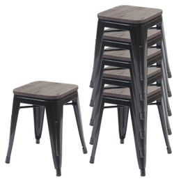 MCW HOCKER HOLZ-SITZFL&Auml;CHE Schwarz