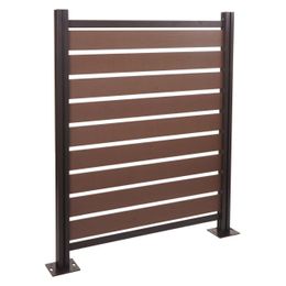 MCW ALU M&Uuml;LLTONNEN-ZAUN Braun