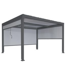 MCW ALU PERGOLA MIT SEITENWAND Anthrazit