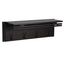 MCW WANDGARDEROBE Dunkelbraun