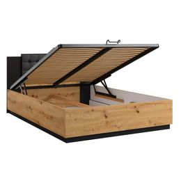 BOXBETT 140/200 Alec Holz und Schwarz