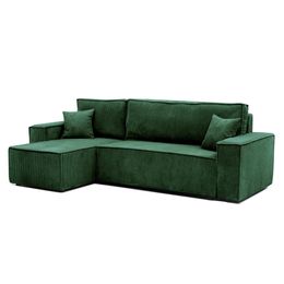 ECKSOFA Paris mit Schlaffunktion Cord