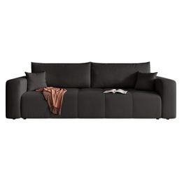 SCHLAFSOFA Velours mit Bettkasten und Schlaffunktion