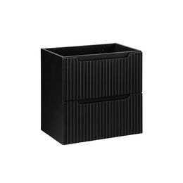WASCHTISCHUNTERSCHRANK 60cm Riva Schwarz
