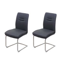 MCW ESSZIMMERSTUHL Anthrazit 2er-Set