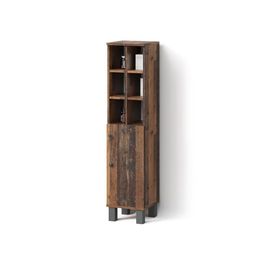MIDISCHRANK Fucino Eiche rustikal 30 x 130.6 cm gro&szlig;e T&uuml;r