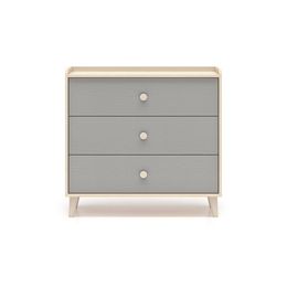 KINDERKOMMODE Alycia Beige - Grau - Holzeffekt