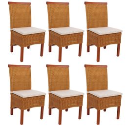 MCW ESSZIMMERSTUHL Braun 6er-Set
