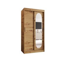 SCHIEBET&Uuml;RENSCHRANK mit Spiegel ROYAL 200/100/62 2-t&uuml;rig