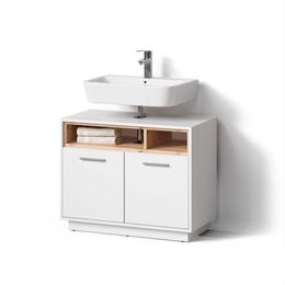 WASCHBECKENUNTERSCHRANK Temo Wei&szlig; 80 x 64 cm