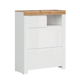 SCHUHM&Ouml;BEL Hella Wei&szlig; und Holz