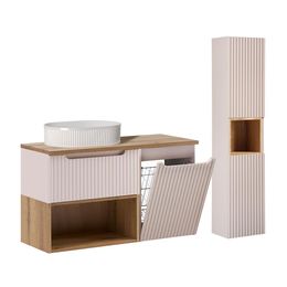 BADM&Ouml;BEL 100.4cm Riva 2er-Set Kaschmir