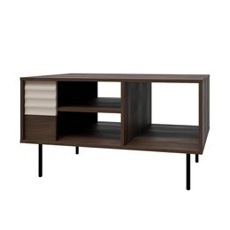 COUCHTISCH Astra Dunkles Holz und Kaschmir