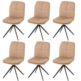 MCW ESSZIMMERSTUHL Beige 6er-Set