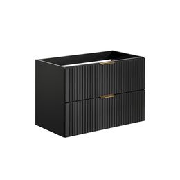WASCHTISCHUNTERSCHRANK 80.4cm Adriel Mattschwarz