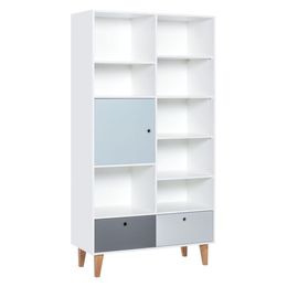 B&Uuml;CHERREGAL Himmelblau