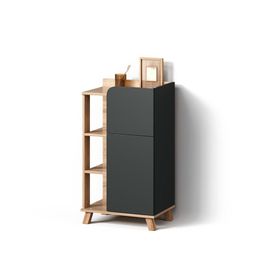 UNTERSCHRANK Marano Anthrazit 50 x 90 cm mit T&uuml;r und Schublade