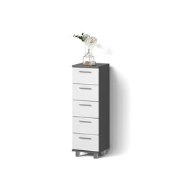BADSCHRANK Eisak Anthrazit 30 x 95 cm