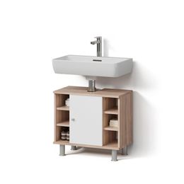 WASCHBECKENUNTERSCHRANK Fucino Sonoma 60 x 54 cm