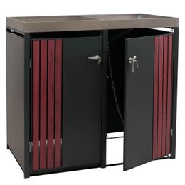 MCW 2ER-M&Uuml;LLTONNENVERKLEIDUNG Anthrazit, Dunkelbraun