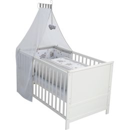 Roba BABYBETT Elefant 70 x 140 cm wei&szlig;