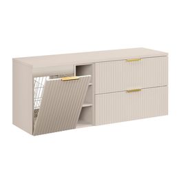 WASCHTISCHUNTERSCHRANK 140.8cm Adriel Kaschmir