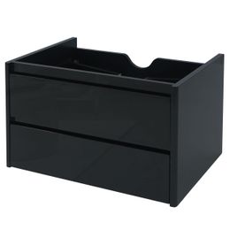 MCW WASCHBECKENUNTERSCHRANK Schwarz