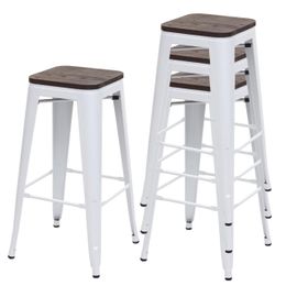 MCW BARHOCKER Wei&szlig; 4er-Set