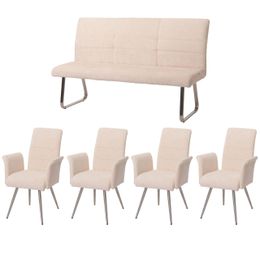 MCW ESSZIMMER-SET Beige 5er-Set