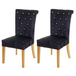 MCW ESSZIMMERSTUHL Schwarz, Gold 2er-Set