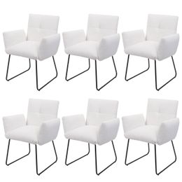 MCW ESSZIMMERSTUHL Wei&szlig; 6er-Set