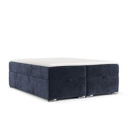 BOXBETT Reto 180/200 cm Marineblau im Lotta Stoff
