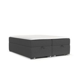 BOXBETT Reto 120/200 cm Anthrazit im Megan Stoff