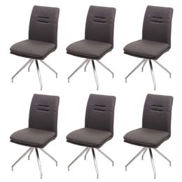 MCW ESSZIMMERSTUHL Grau 6er-Set