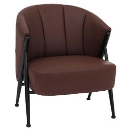 MCW SESSEL Rotbraun