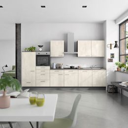 Nobilia K&uuml;chenblock Riva Low m. Ger&auml;ten Wei&szlig;