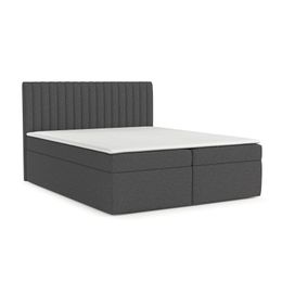 BOXBETT Maldon 180/200 cm Anthrazit im Megan Stoff