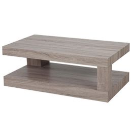 MCW COUCHTISCH rechteck Eiche Dunkel Dekor