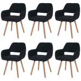 MCW ESSZIMMERSTUHL Schwarz, Grau 6er-Set